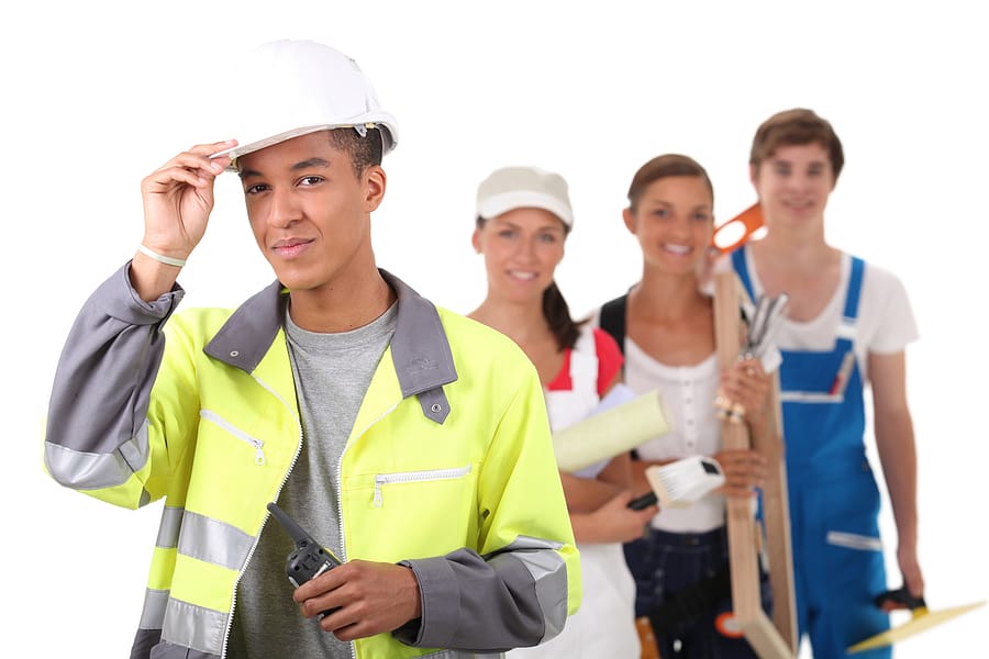 Hard Hat Stickers Highlight Workers With Diversity Training - JCB Workwear